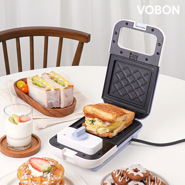 Vobon 보본 샌드위치메이커 와플메이커 와플기계 와플팬 샌드위치만들기 Vb Sm293bc 홈플러스 택배배송