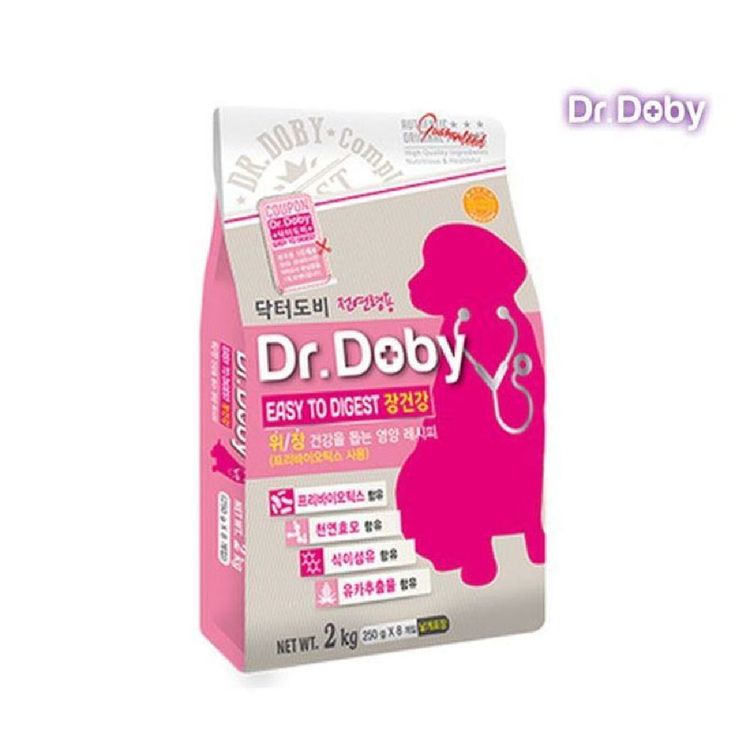 P163 닥터도비 장건강 애견 사료 2kg 강아지밥 홈플러스 택배배송