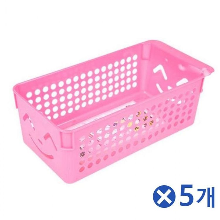 화사한 컬러 스마일바스켓 1호 색상랜덤 정리함바구니 홈플러스 택배배송