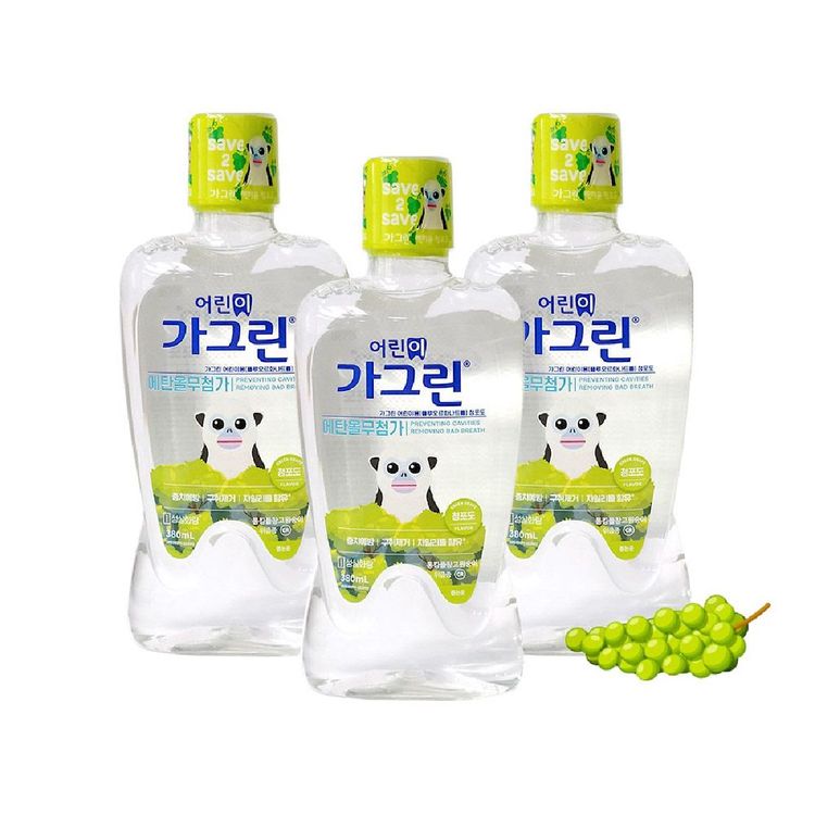 어린이 가그린 380ml X 3개세트 청포도 홈플러스 택배배송