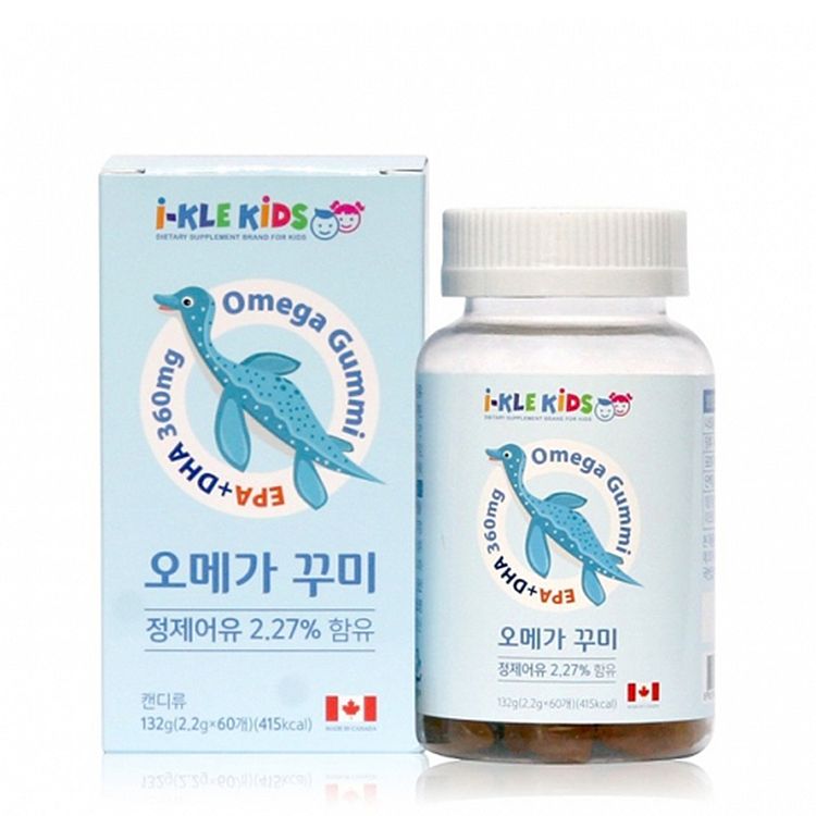 아이클키즈 캐나다 어린이 오메가 꾸미 60정 홈플러스 택배배송