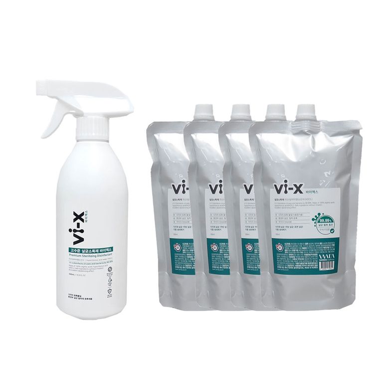 미산성차아염소산수 Hocl 살균소독제 500ml 스프레이1개리필4개살균제 세정제 소독수 홈플러스 택배배송