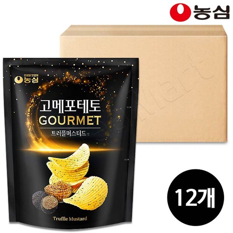 농심 고메포테토 트러플 머스터드맛 40g X 12입 홈플러스 택배배송