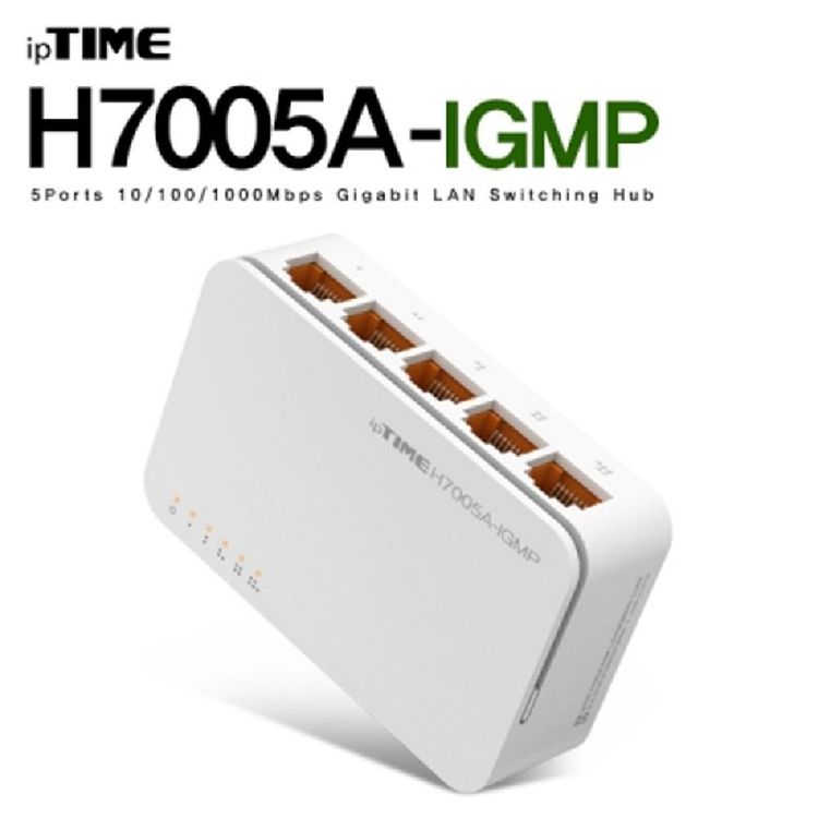 Iptime아이피타임 H7005a Igmp 5포트 기가비트 스 홈플러스 택배배송
