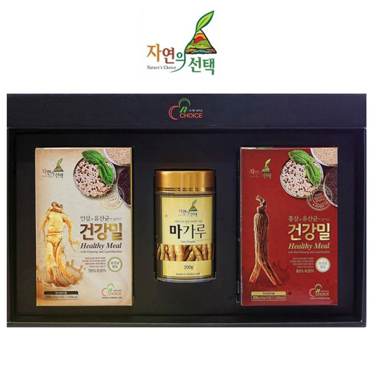 자연의선택 건강밀 선물세트 1호 800g인삼유산균홍삼유산균마가루 홈플러스 택배배송