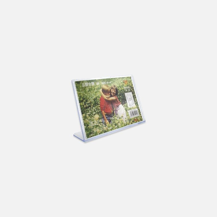 투명 아크릴 Pop 꽂이 메뉴판 가격표 스탠드 케이스 L자형 4r 홈플러스 택배배송