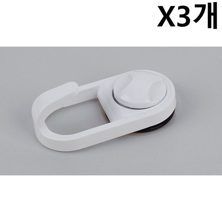 원터치 흡착식 걸이형 후크 고리 X3개 다용도 행거 홈플러스 택배배송