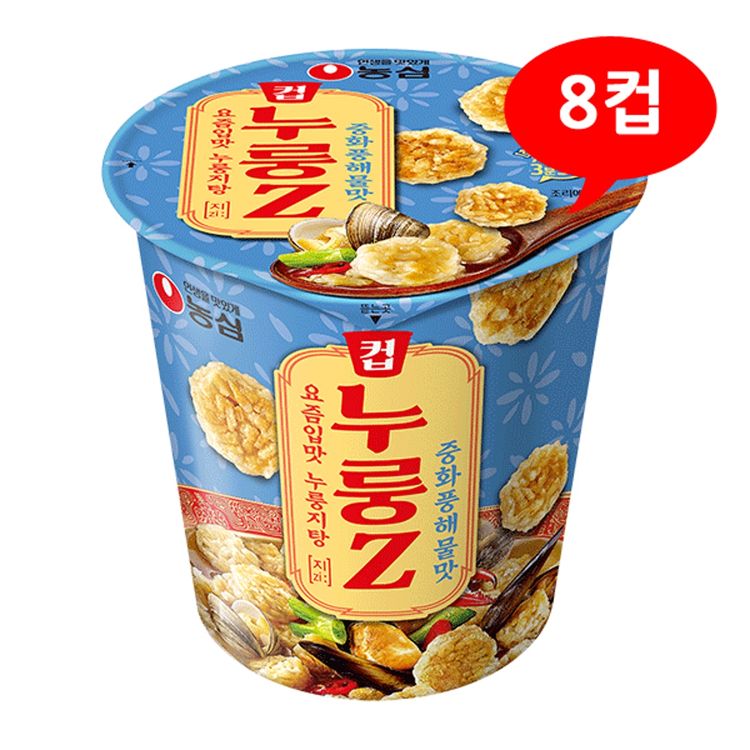 1902670 농심 누룽z 컵 중화풍해물맛 361gx8컵 홈플러스 택배배송