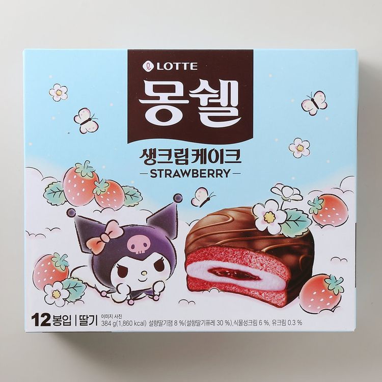 롯데 몽쉘 딸기케이크 384g 홈플러스 익스프레스
