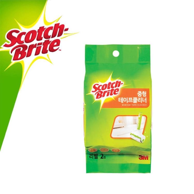 3m 실용적인 N60838141a9 스카치 브라이트 테이프 클리너 중형 리필 2개입 홈플러스 택배배송