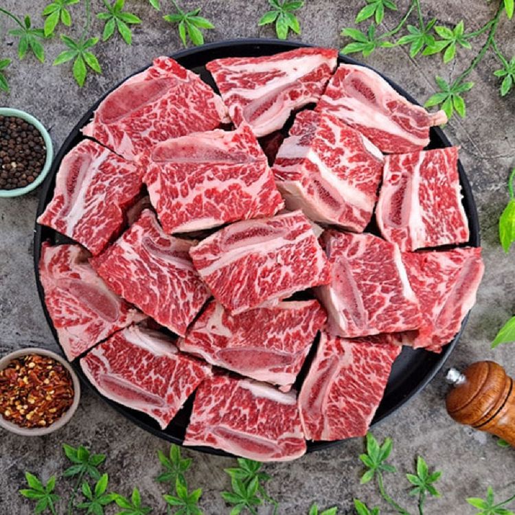 미국산 쇠고기 소갈비 꽃갈비 숯불구이용 25cm 절단 1kg 홈플러스 택배배송