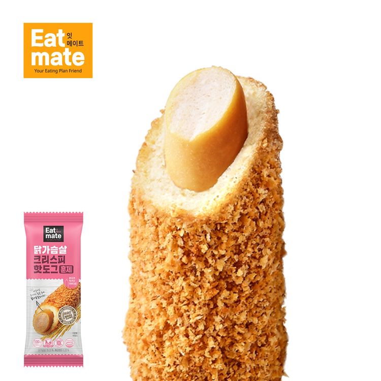 잇메이트 닭가슴살 크리스피 핫도그 훈제맛 100gx11팩11kg 홈플러스 택배배송