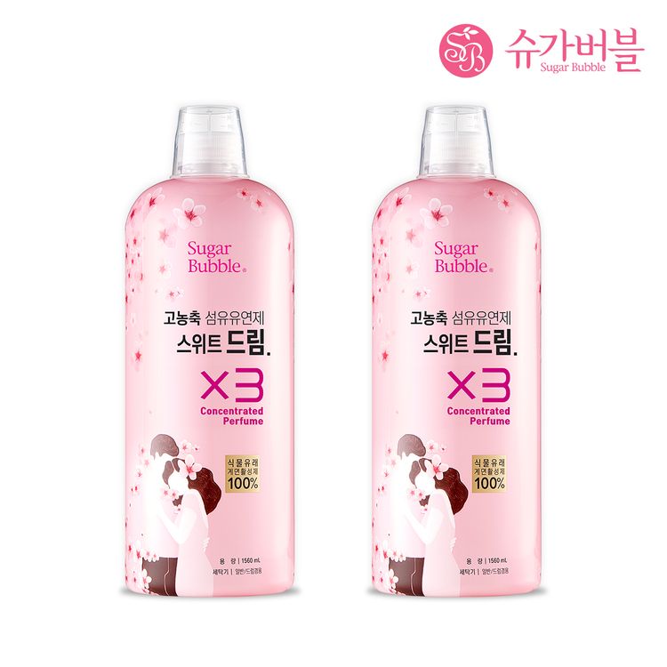 슈가버블 고농축 섬유유연제 스위트드림 156l X2 홈플러스 택배배송