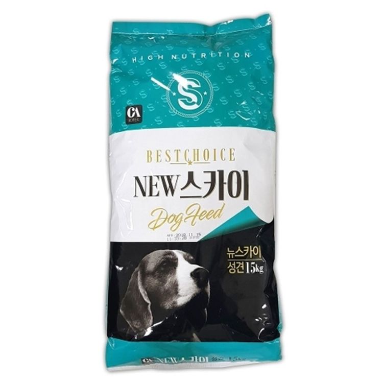 강아지건사료 강아지 뉴스카이 성견용 15kg 1p 반려견 건식 사료 홈플러스 택배배송