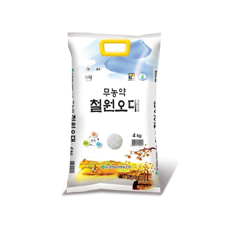 산지직송 무농약 철원오대쌀 청정지역 Dmz 순수쌀 무공해 4kg 홈플러스 택배배송