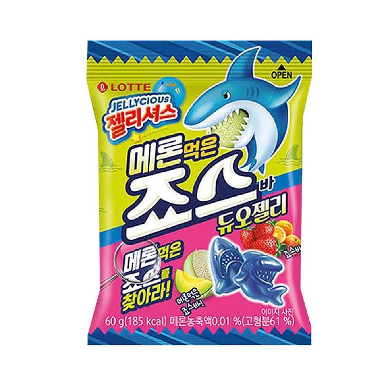 롯데 젤리셔스 메론먹은 죠스바젤리 60g X 8개 홈플러스 택배배송