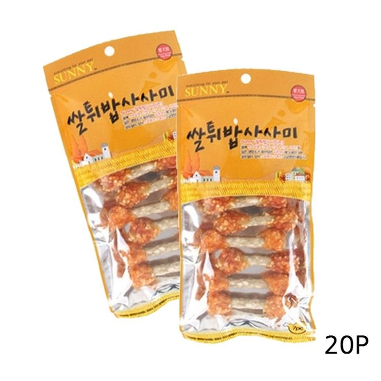 강아지육포간식 강아지 쌀튀밥 덤벨 사사미 7개입 20p 애견 육포 간식 홈플러스 택배배송