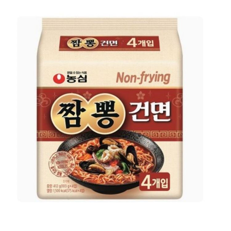 농심 짬뽕건면 멀티4개입 4봉 홈플러스 택배배송
