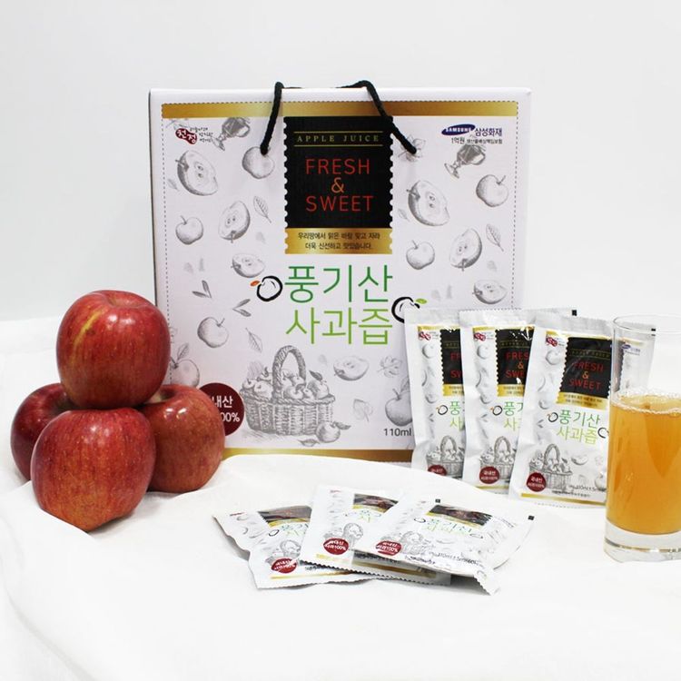 더 맑은 사과즙 선물세트 100포 홈플러스 택배배송