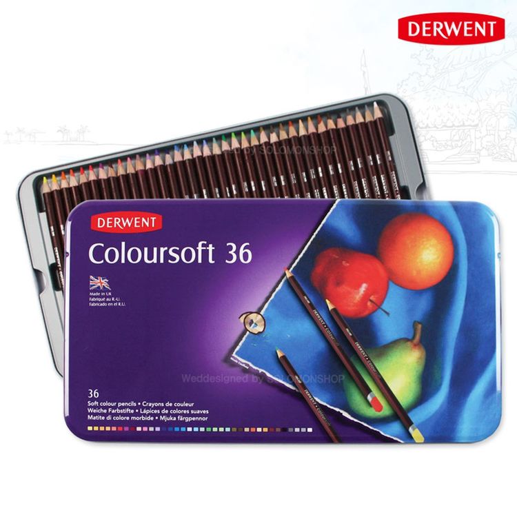 더웬트 칼라소프트 유성색연필 36색세트colour Soft 홈플러스 택배배송
