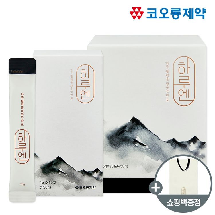 코오롱제약 하루엔 15gx30포 사양벌꿀 인삼분말 오디농축액 건강스틱 액기스 홈플러스 택배배송