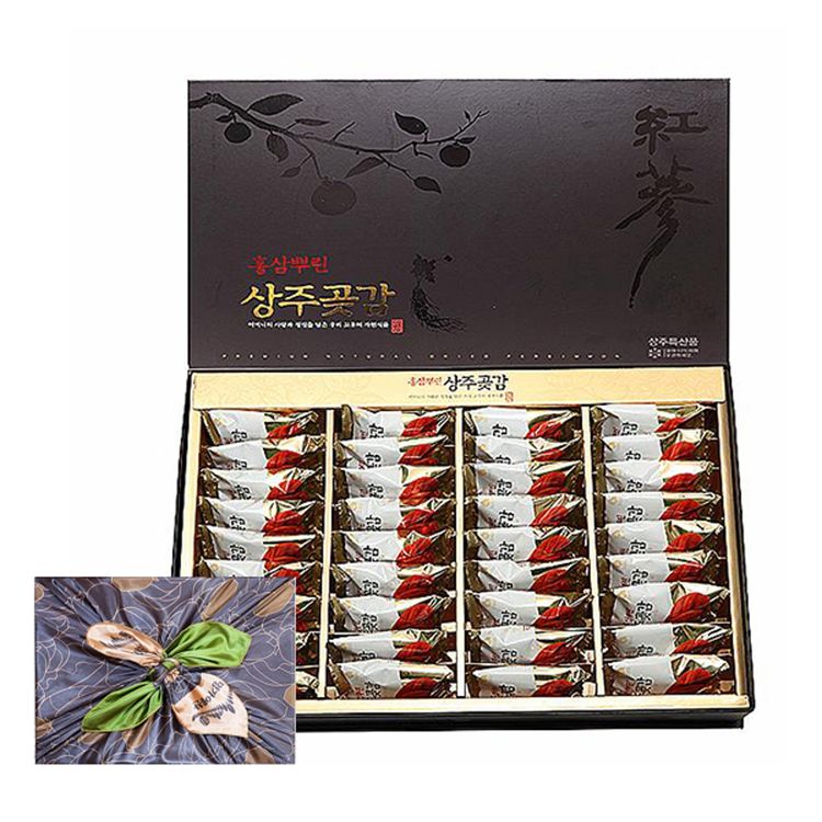 생소함 상주 홍삼뿌린 건시 곶감 선물세트 2kg개당50g내외보자기무료증정산지직송 홈플러스 택배배송
