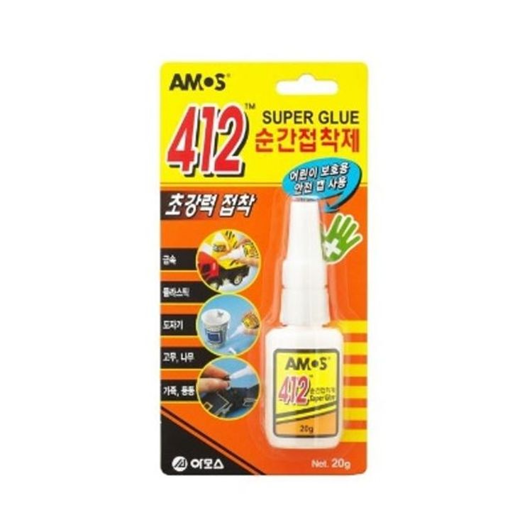 쿨샵 N10239d68e5 아모스412 초강력 순간 접 착제 20g 홈플러스 택배배송