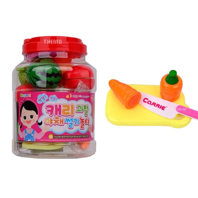 유아 실내 주방놀이 캐리 과일야채 썰기놀이 세트 홈플러스 택배배송