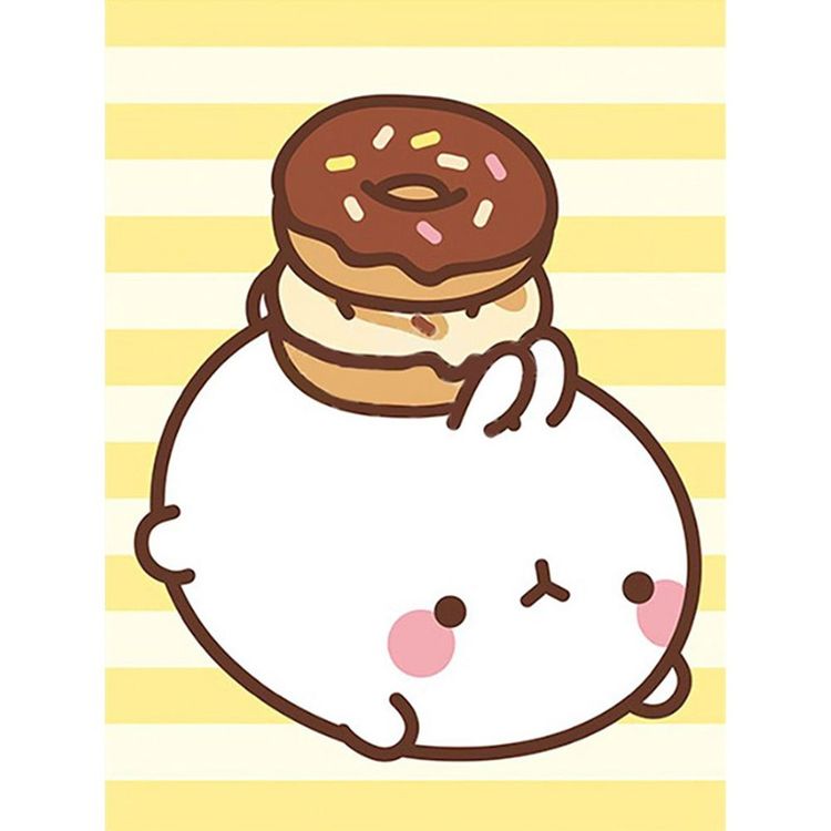 몰랑 도너츠 몰랑이 보석십자수 액자세트 15x20 홈플러스 택배배송
