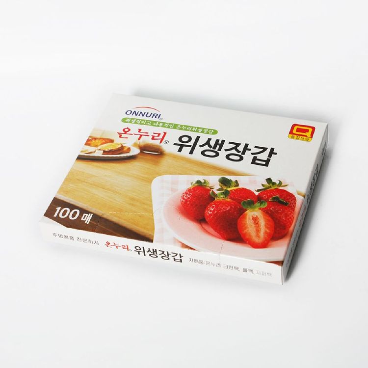 온누리 위생장갑 100매 위생비닐 비닐장갑 일회용장갑 홈플러스 택배배송