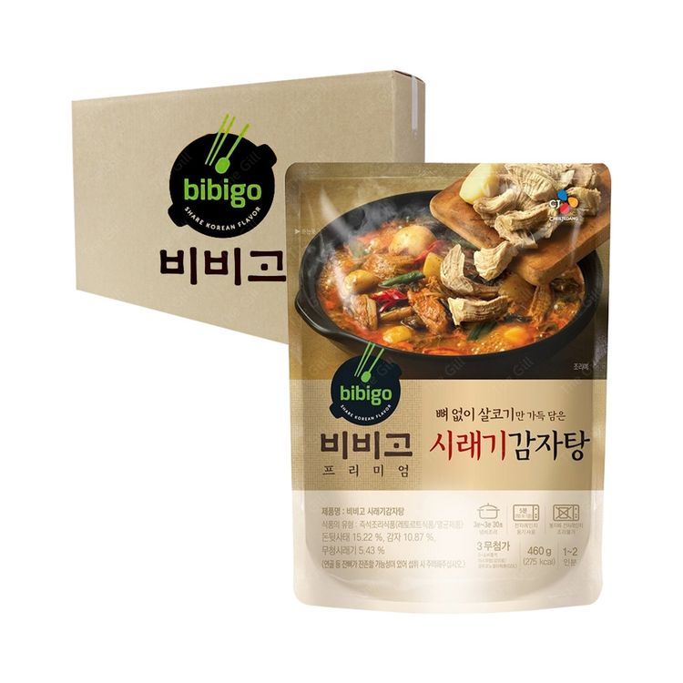 Cj 비비고 시래기 감자탕 460g 18개입 박스 홈플러스 택배배송