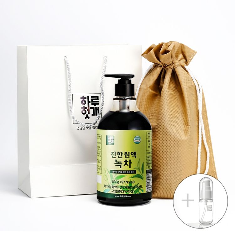 착한 하루 녹차 농축 음료 베이스 원액 830ml 선물용 홈플러스 택배배송