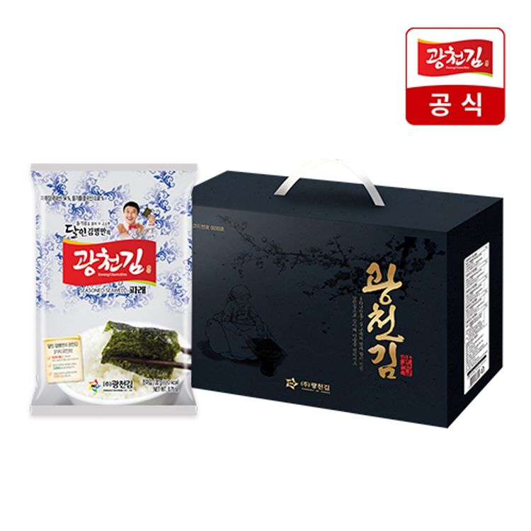 찬솔맛나 광천김 파래 전장김 20봉 선물세트달인30 4호 홈플러스 택배배송