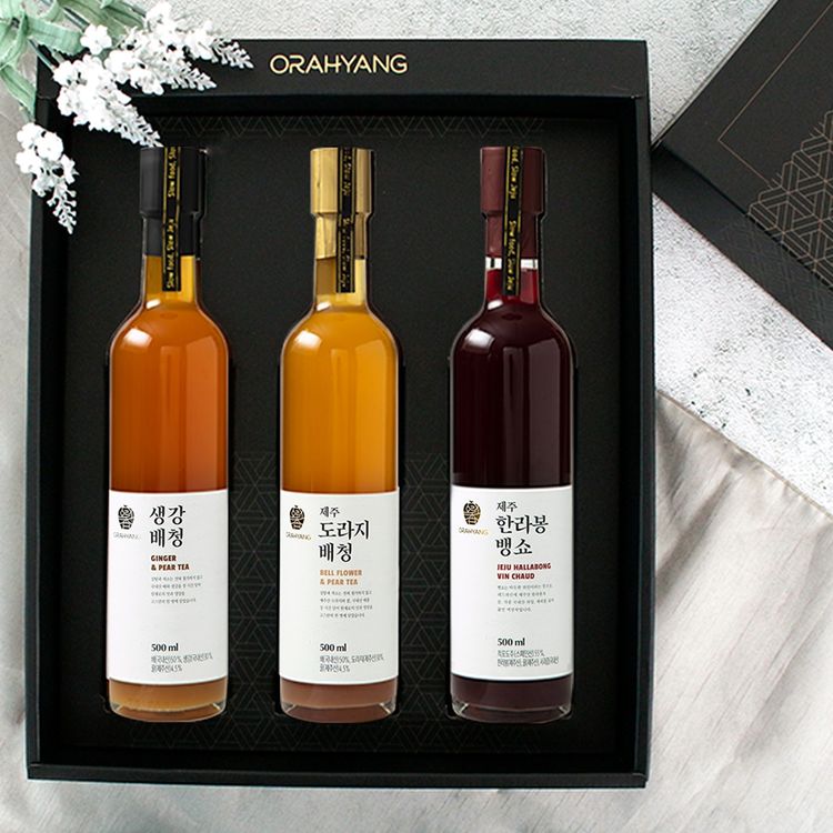 무설탕 제주도라지배청 한라봉뱅쇼 꿀생강배청 3종선물세트 홈플러스 택배배송