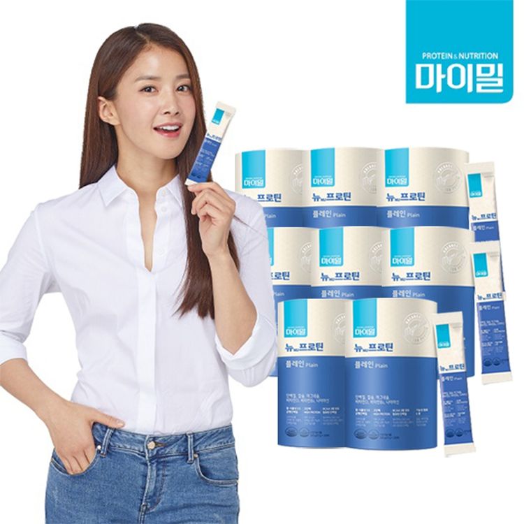 대상웰라이프 마이밀 뉴nu프로틴 플레인 8박스 홈플러스 택배배송