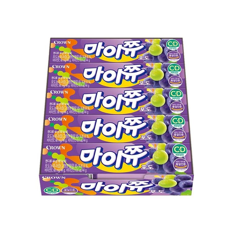 크라운 마이쮸 포도 44g X 15 홈플러스 택배배송