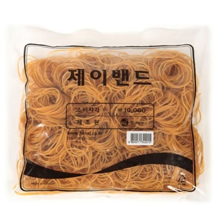 하나제이 N1023ad376a 10000 고무밴드 노란 고무줄 고무밴딩 홈플러스 택배배송