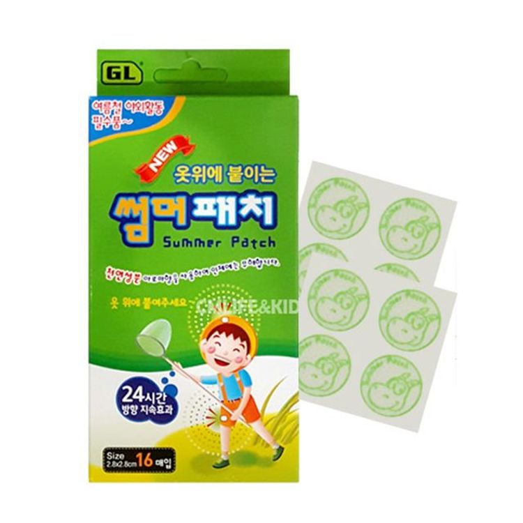 지엘 옷위에 붙이는 썸머패치 16매 유아 어린이 밴드 홈플러스 택배배송