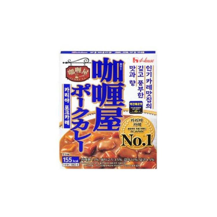 하우스 카리야 포크카레 180g 8개 카레 커리 소스 인도카레 숙성카레 숙성카레순한맛 간편 홈플러스 택배배송