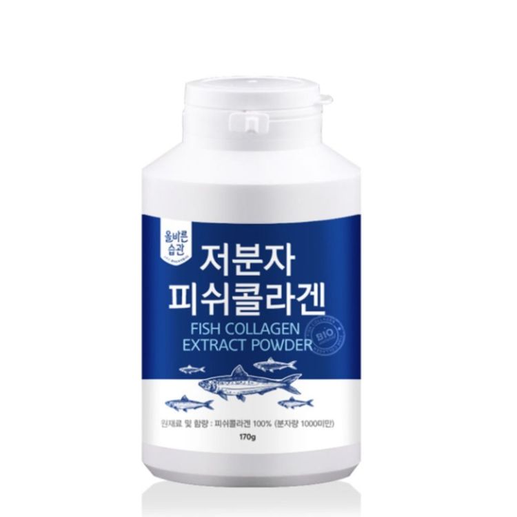 올바른습관 피쉬 저분자 콜라겐 170g 홈플러스 택배배송