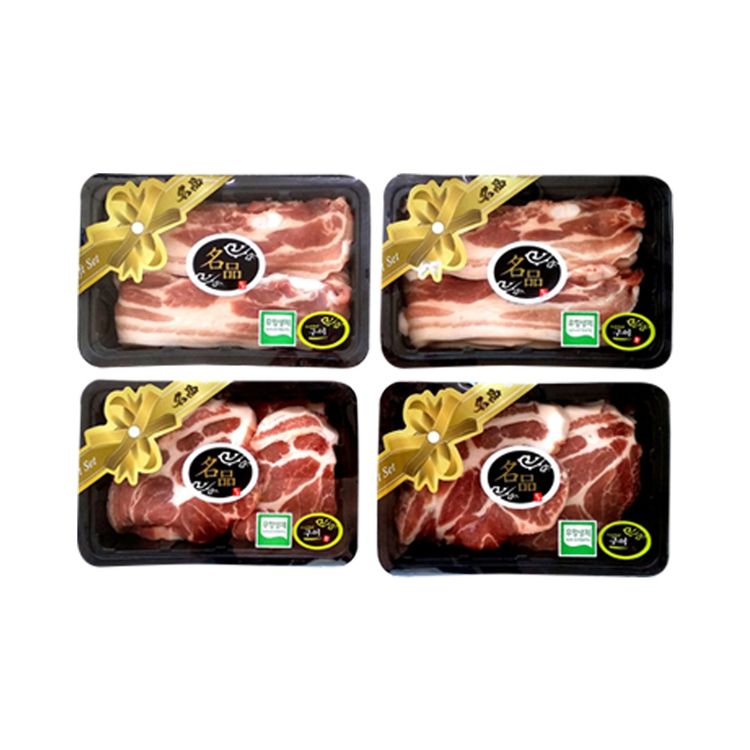 2022설 남도장터 착한고기마을 무항생제 돼지세트 2호 2kg 삼겹 500g 2개목 홈플러스 택배배송