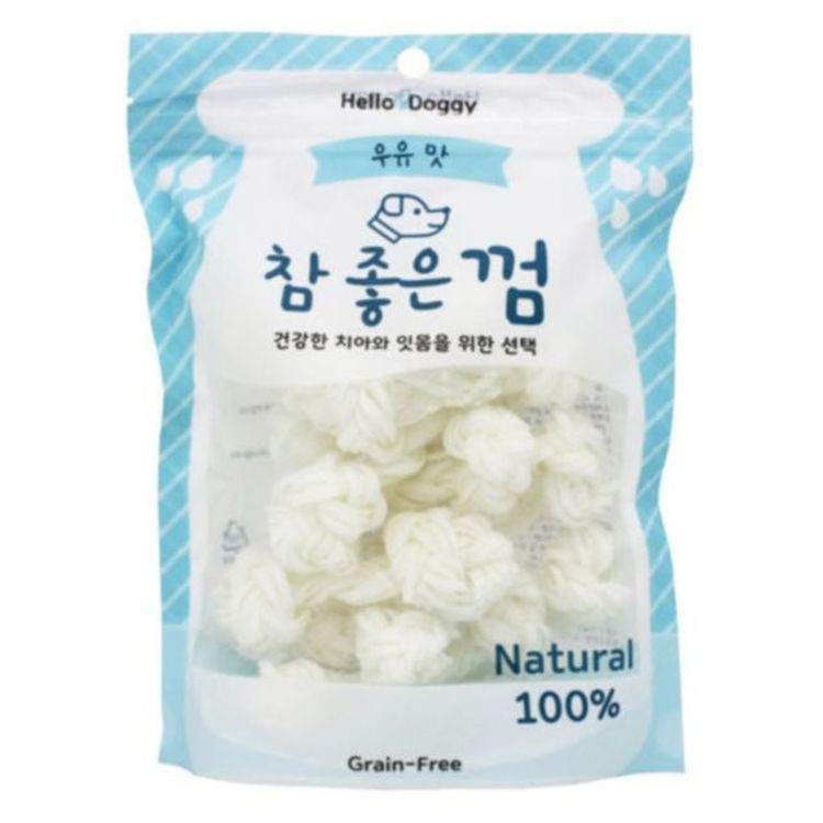 Js유통 헬로도기 참 좋은 껌 실타래 우유껌 M 10p 홈플러스 택배배송