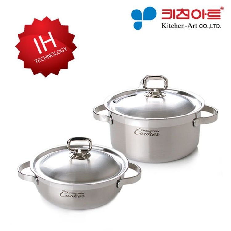 키친아트 인덕션 쿠커 스텐냄비 2종세트b 양수20cm궁중전골20cm 홈플러스 택배배송