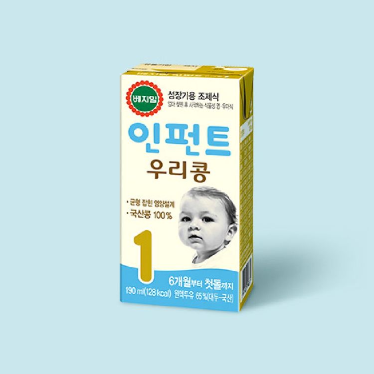 (V)베지밀 우리콩 인펀트(1단계) 190ml*16입*4박스(총64입) | 홈플러스 택배배송
