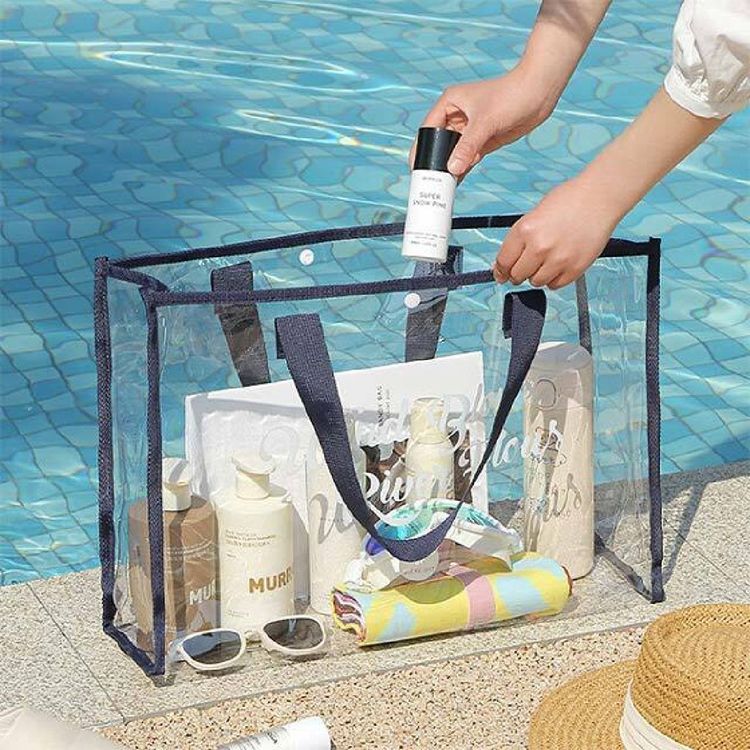 대용량 물놀이 Pvc 투명 비치백 수영장 휴양지 바캉스 가방 홈플러스 택배배송