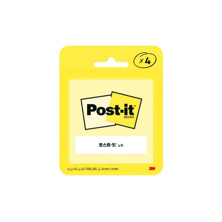 3m 실용적인 N7105b93936 포스트잇 노트 Cat5400 그리움노랑76x762 홈플러스 택배배송