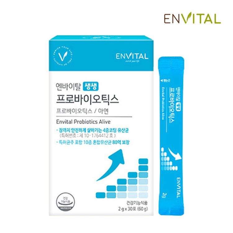 엔바이탈 생생 프로바이오틱스 1박스2g X 30포 신바이오틱스 모유유래 홈플러스 택배배송