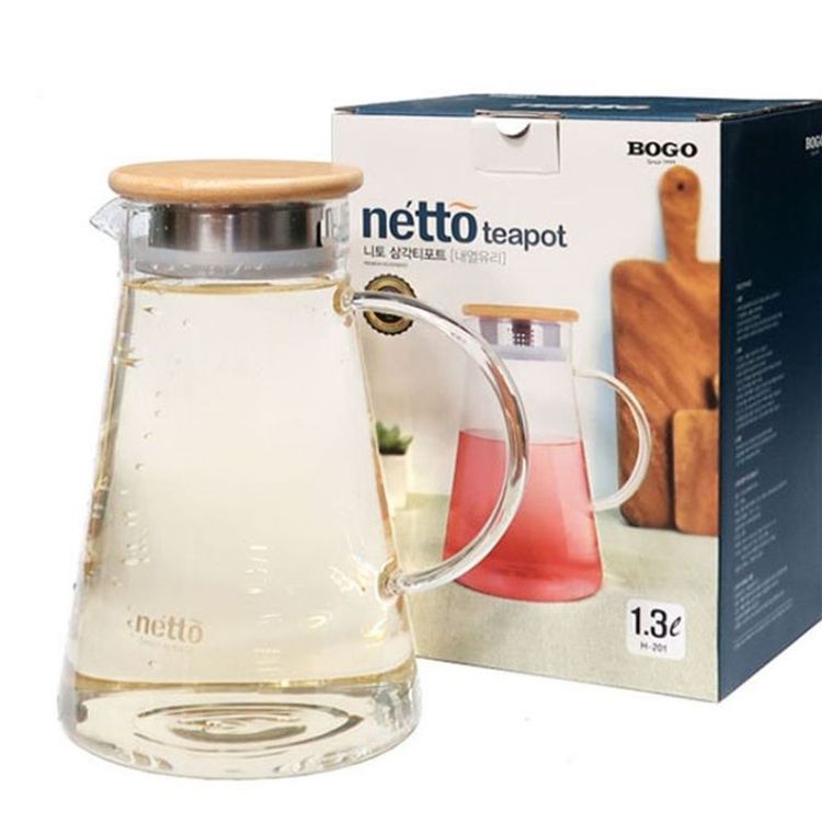 니토 실용적인 N61439672eb 유리 물병 냉장고 물통 직화 포트 삼각 1300ml 홈플러스 택배배송