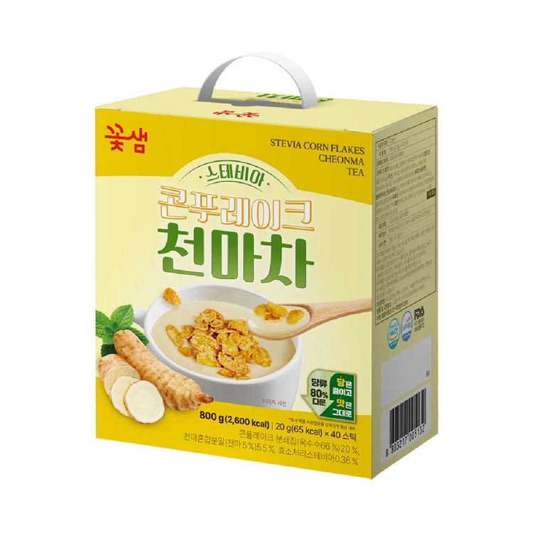 꽃샘 스테비아 콘푸레이크 천마차 40t 홈플러스 택배배송