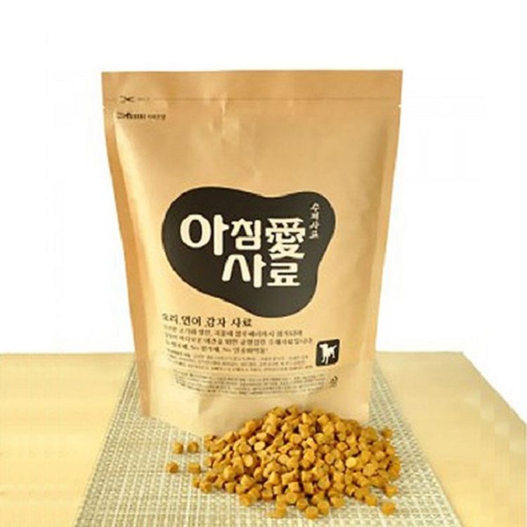 바보사랑 아침애 강아지 사료 수제사료 오리 앤 연어 3kg 홈플러스 택배배송